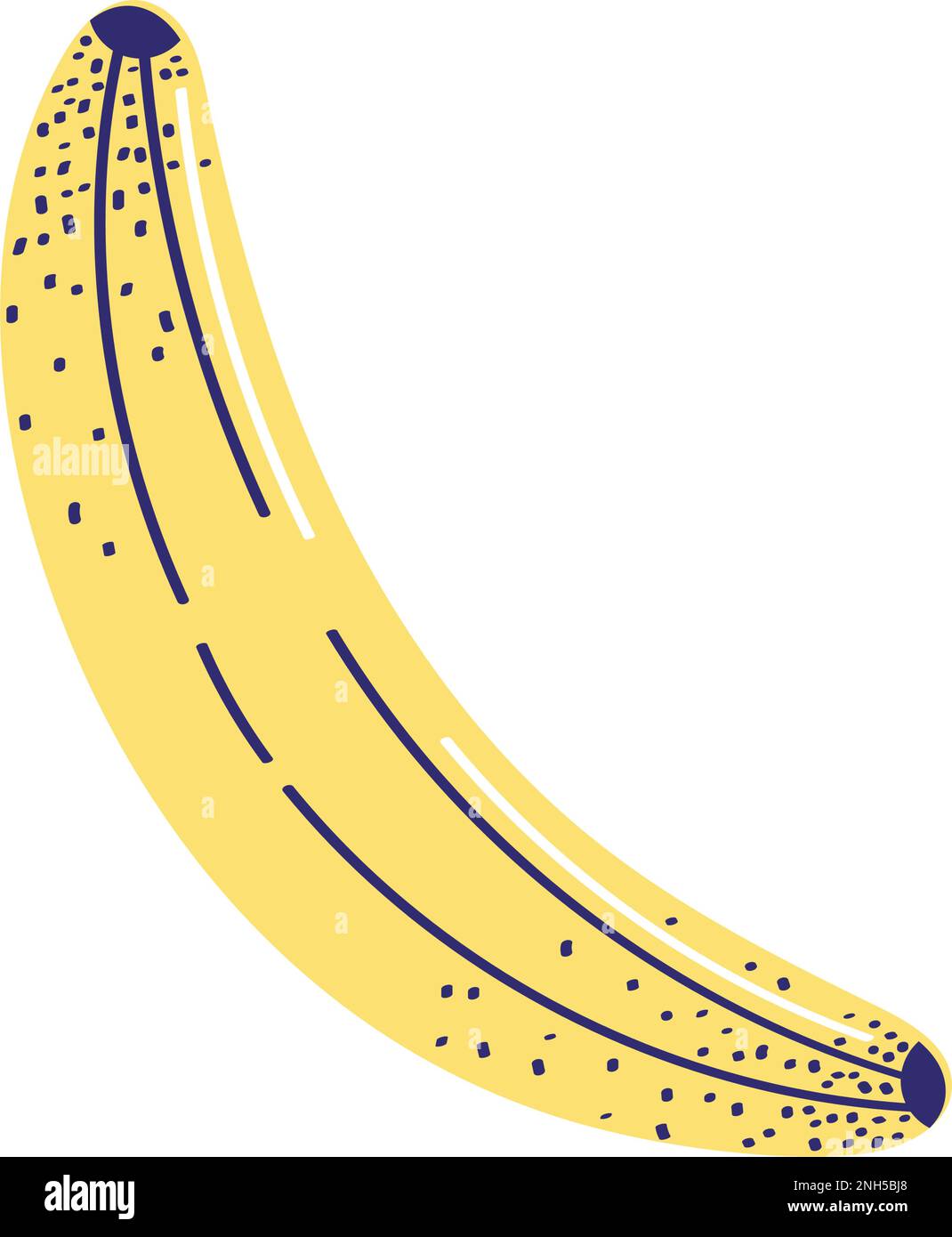 fresh banana fruit healthy icon Stock Vector Image & Art - Alamy