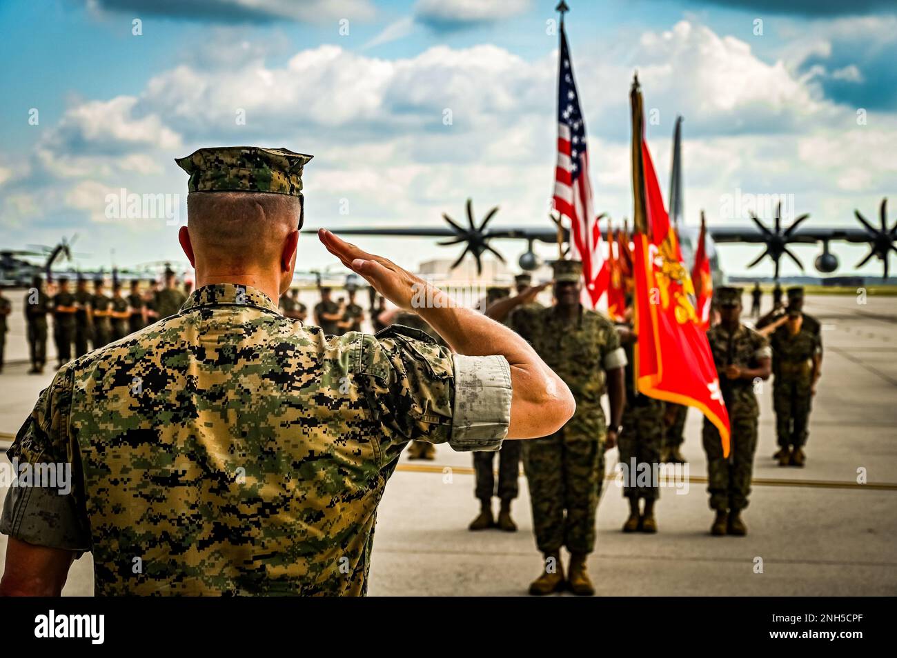 U.S. Marine Corps. Sg. Maj. William Singleton, Marine Aircraft Group 49 ...