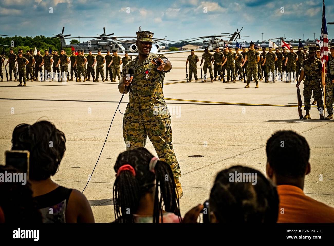 U.S. Marine Corps. Sg. Maj. William Singleton, Marine Aircraft Group 49 ...