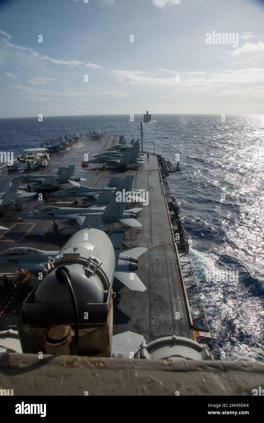 230220-N-NX635-1004 PHILIPPINE SEA (Feb. 20, 2023) The aircraft carrier ...