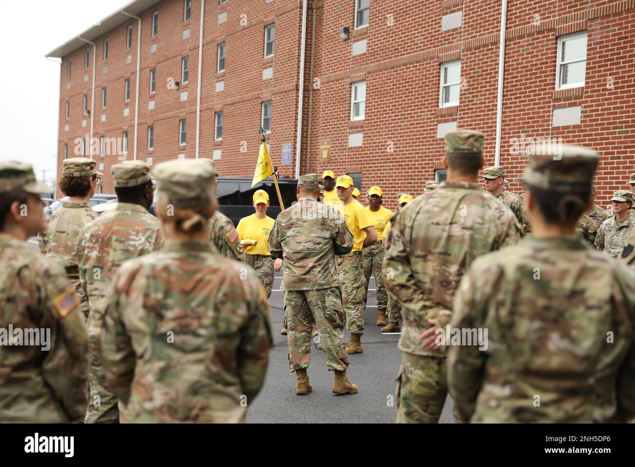 U.S. Army Lt. Col. Tommy Guthrie, commandant of the 166th Regiment ...
