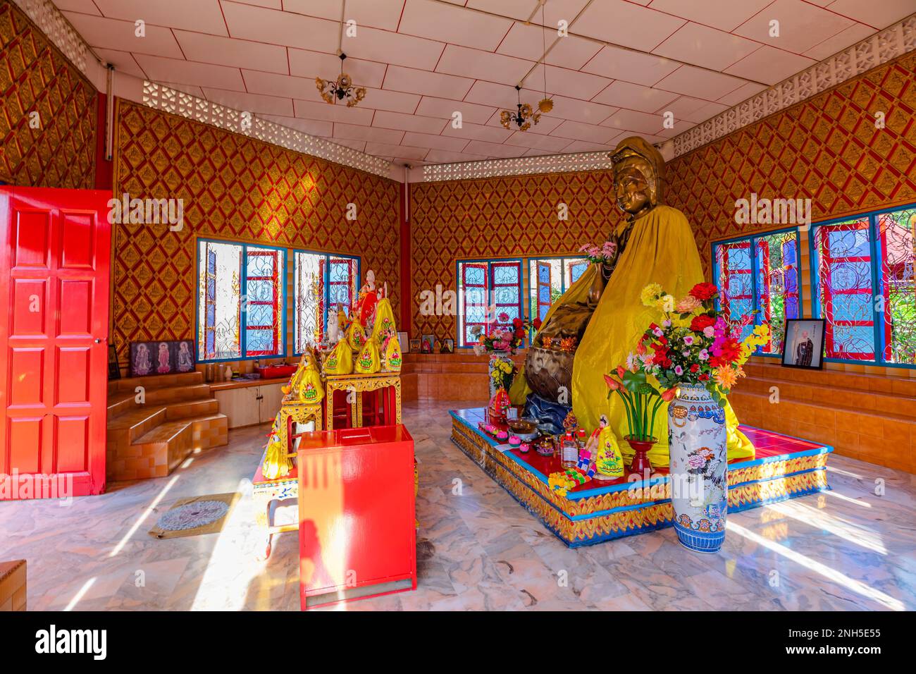 George Town, Penang, Malaysia - Jan 2023: The renowned Wat Chaiya ...