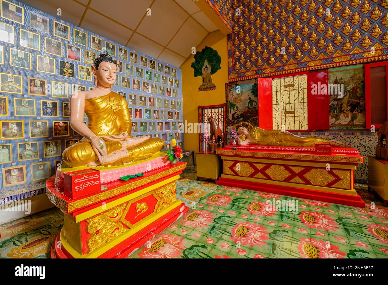 George Town, Penang, Malaysia - Jan 2023: renowned Thai Buddhist temple ...
