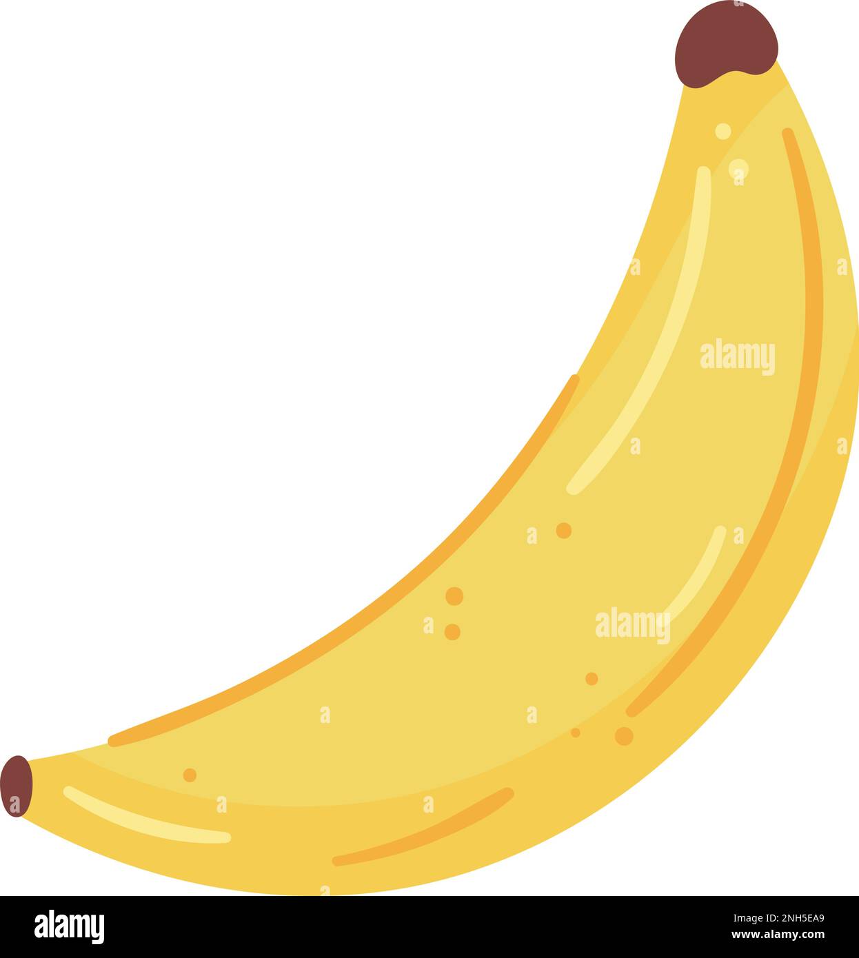 fresh banana fruit healthy icon Stock Vector Image & Art - Alamy