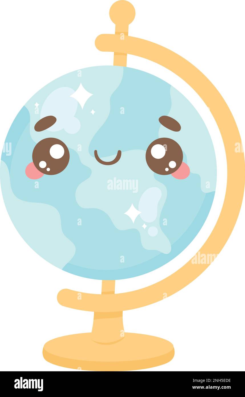 world map kawaii comic character Stock Vector Image & Art - Alamy