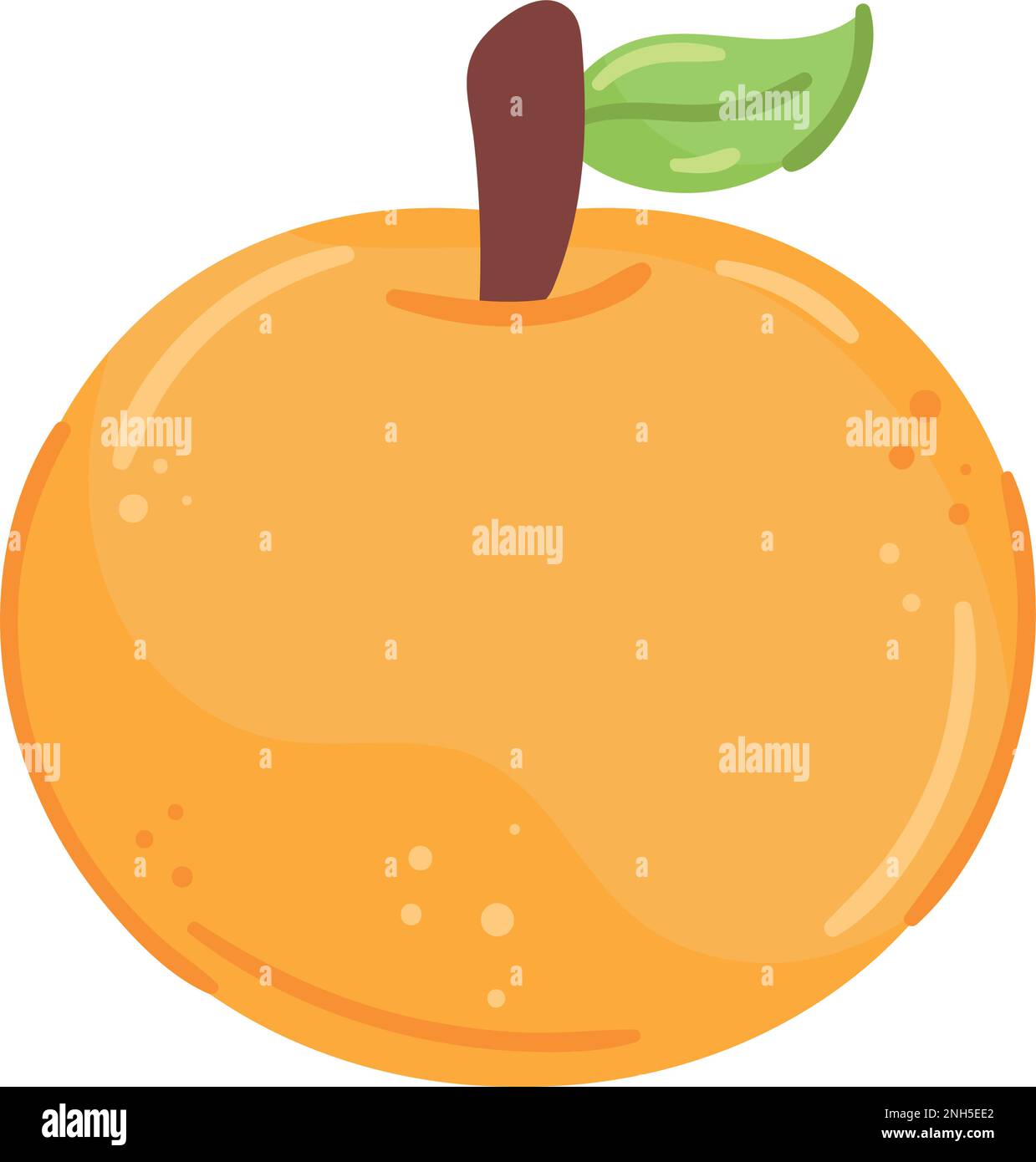 fresh orange fruit healthy icon Stock Vector Image & Art - Alamy