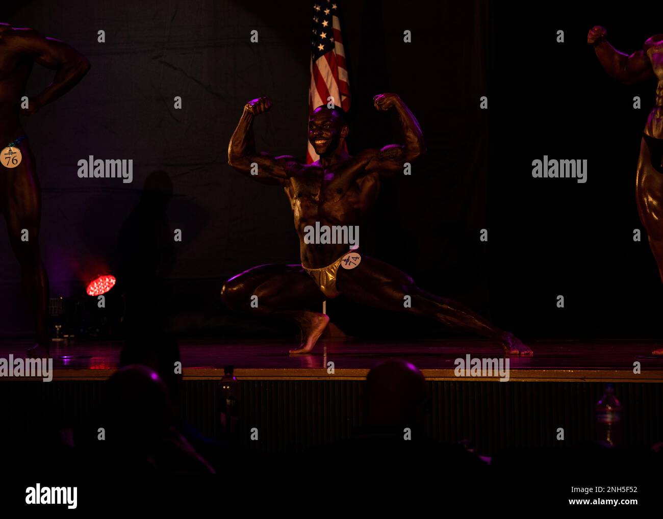 U.S. Air Force Tech. Sgt. Ny’Zavian Dozier, Men’s Bodybuilding division ...