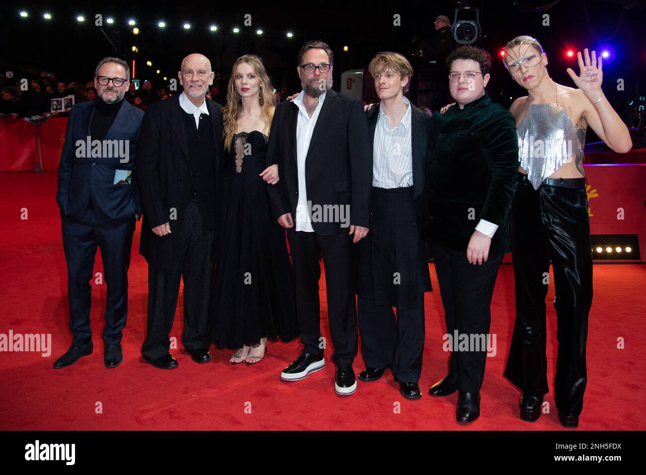 Berlin, Germany. 20th Feb, 2023. Tom Xander, John Malkovich, Geraldine ...
