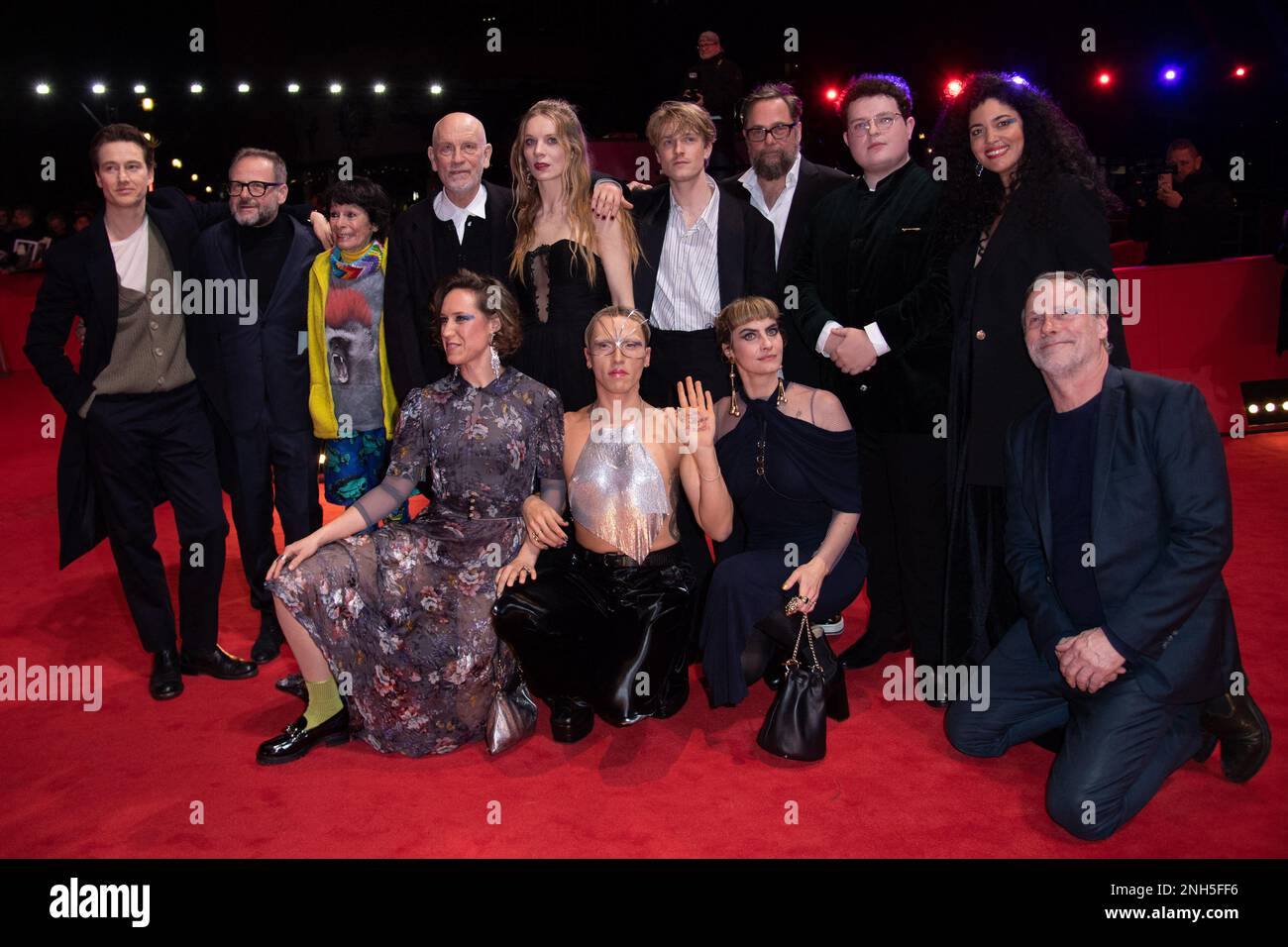 Berlin, Germany. 20th Feb, 2023. Tom Xander, John Malkovich, Geraldine ...