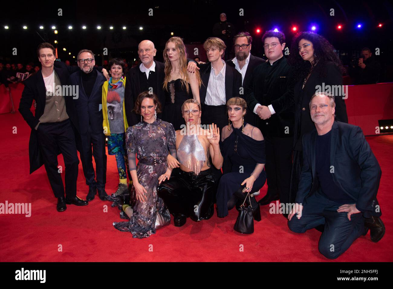 Berlin, Germany. 20th Feb, 2023. Tom Xander, John Malkovich, Geraldine ...
