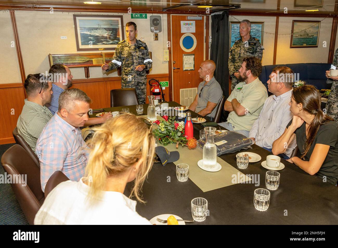 PACIFIC OCEAN (July 17, 2022) Capt. Jace Hutchison RAN, Commanding ...