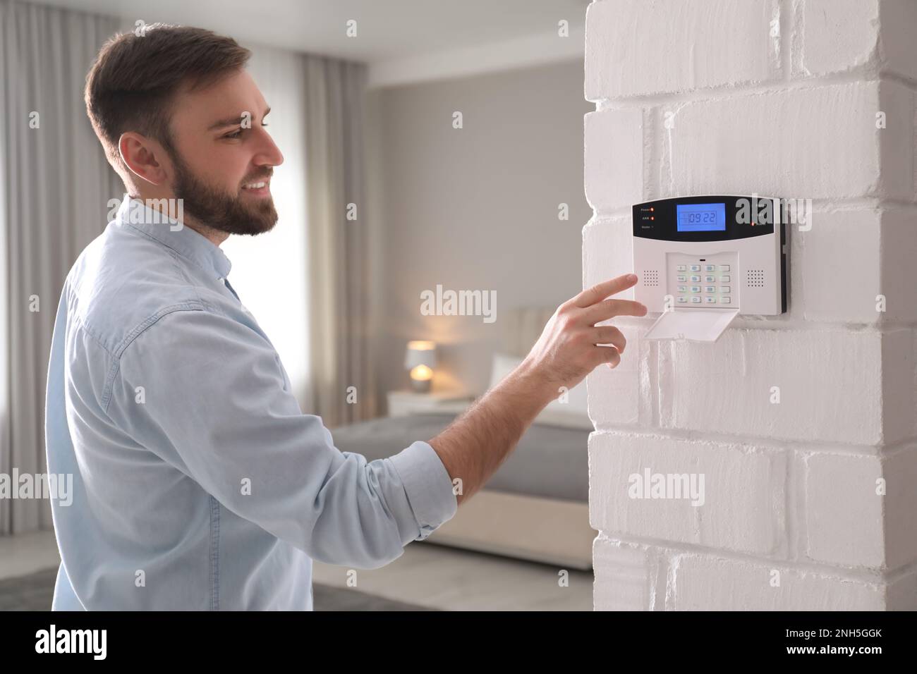 Entering code hi-res stock photography and images - Alamy