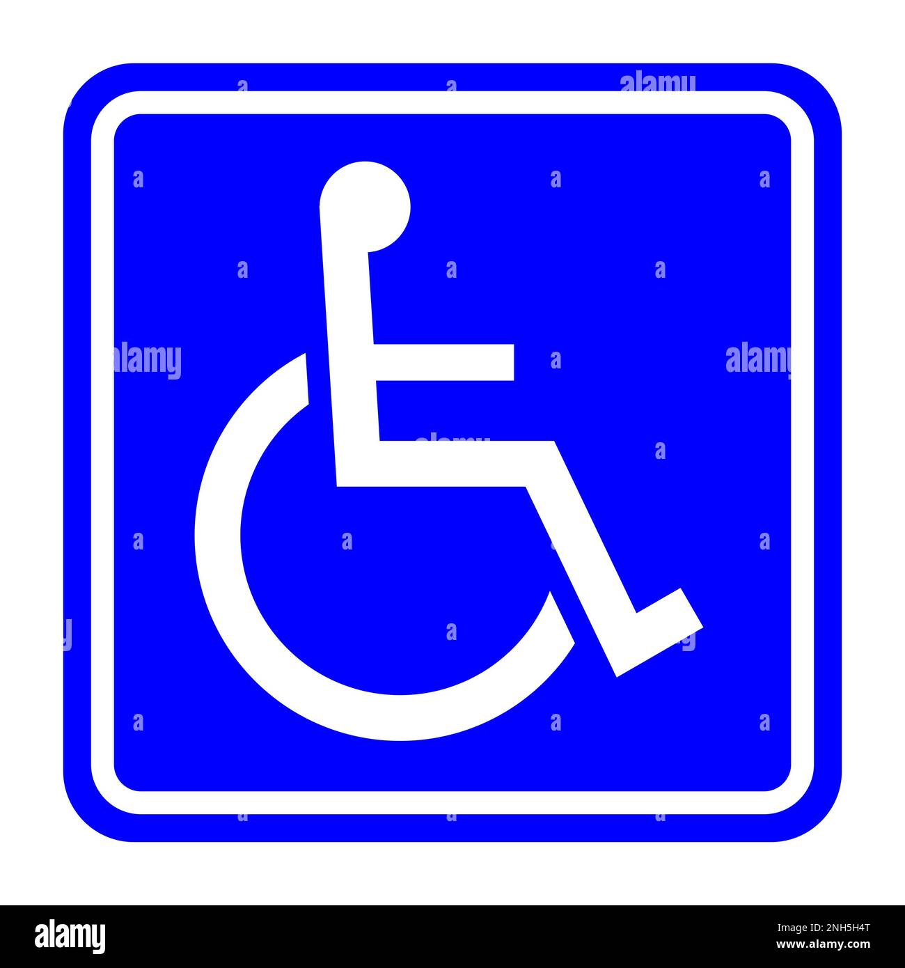 Wheelchair symbol on white background. Disability sign, illustration ...