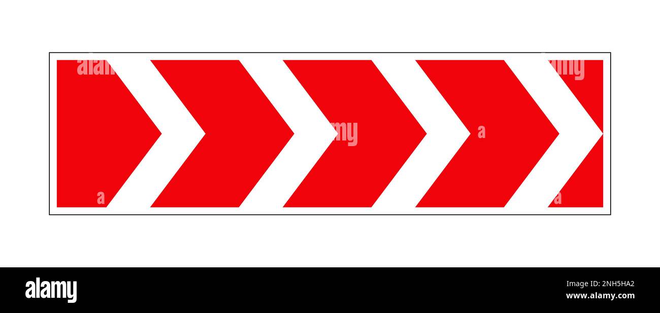 Traffic sign arrows Cut Out Stock Images & Pictures - Alamy
