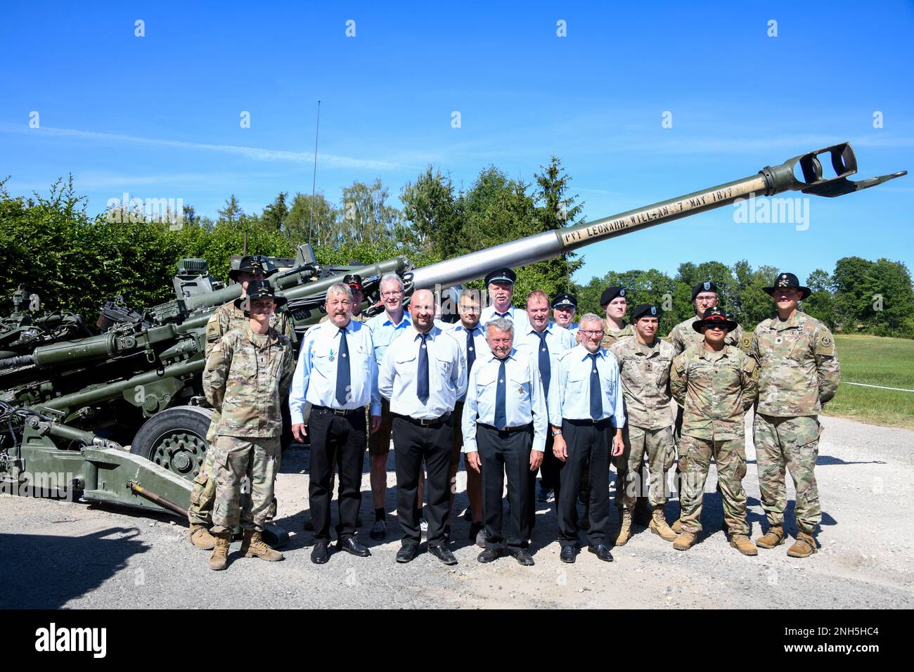 U.S. Soldiers assigned to C Battery, Field Artillery Squadron, 2nd Cavalry Regiment and ...