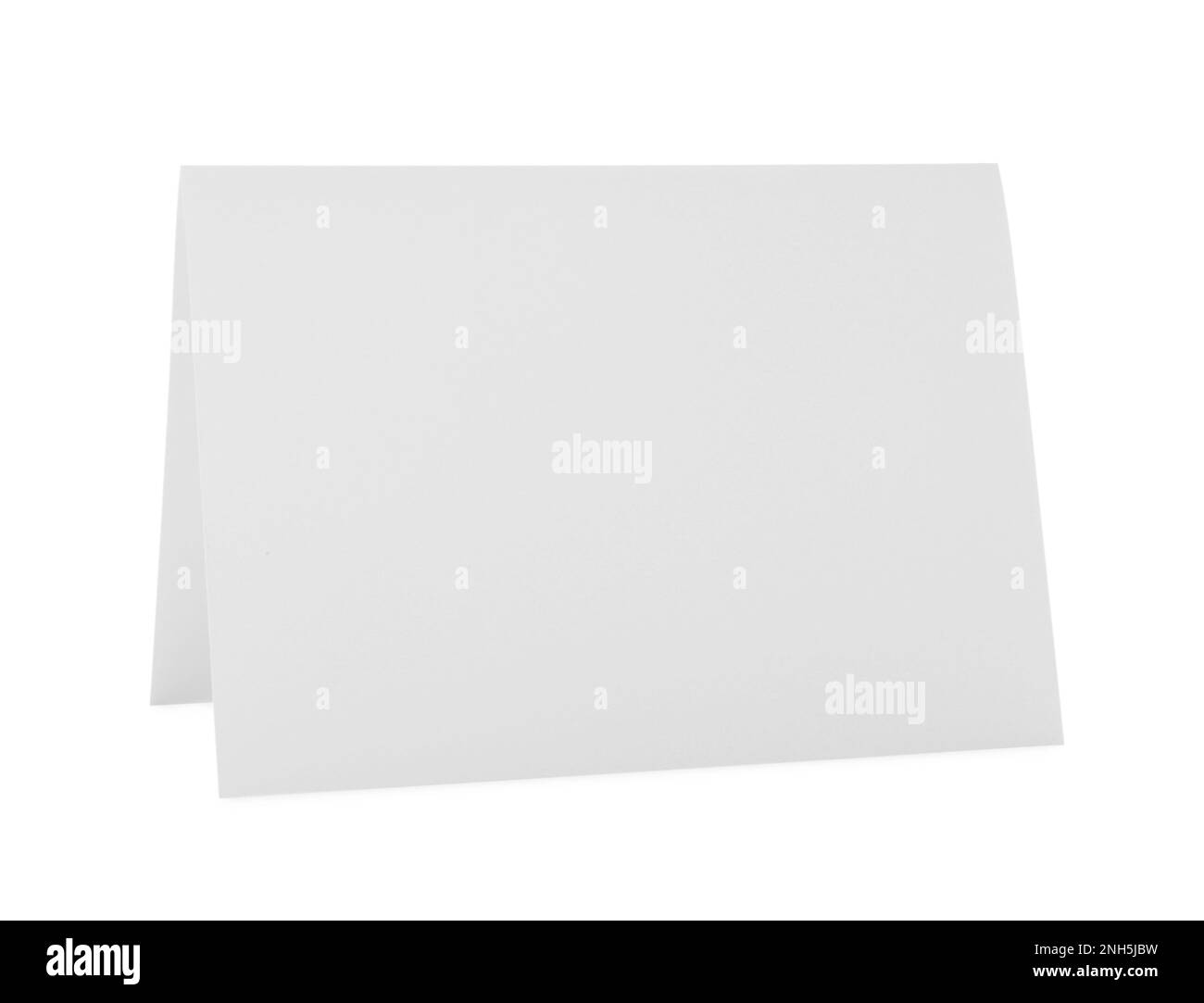 Blank paper brochure isolated on white. Mockup for design Stock Photo ...