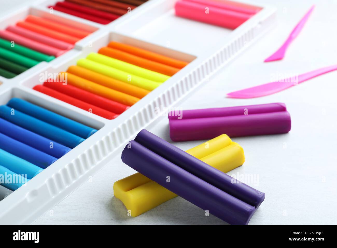 Plasticine on table hi-res stock photography and images - Alamy