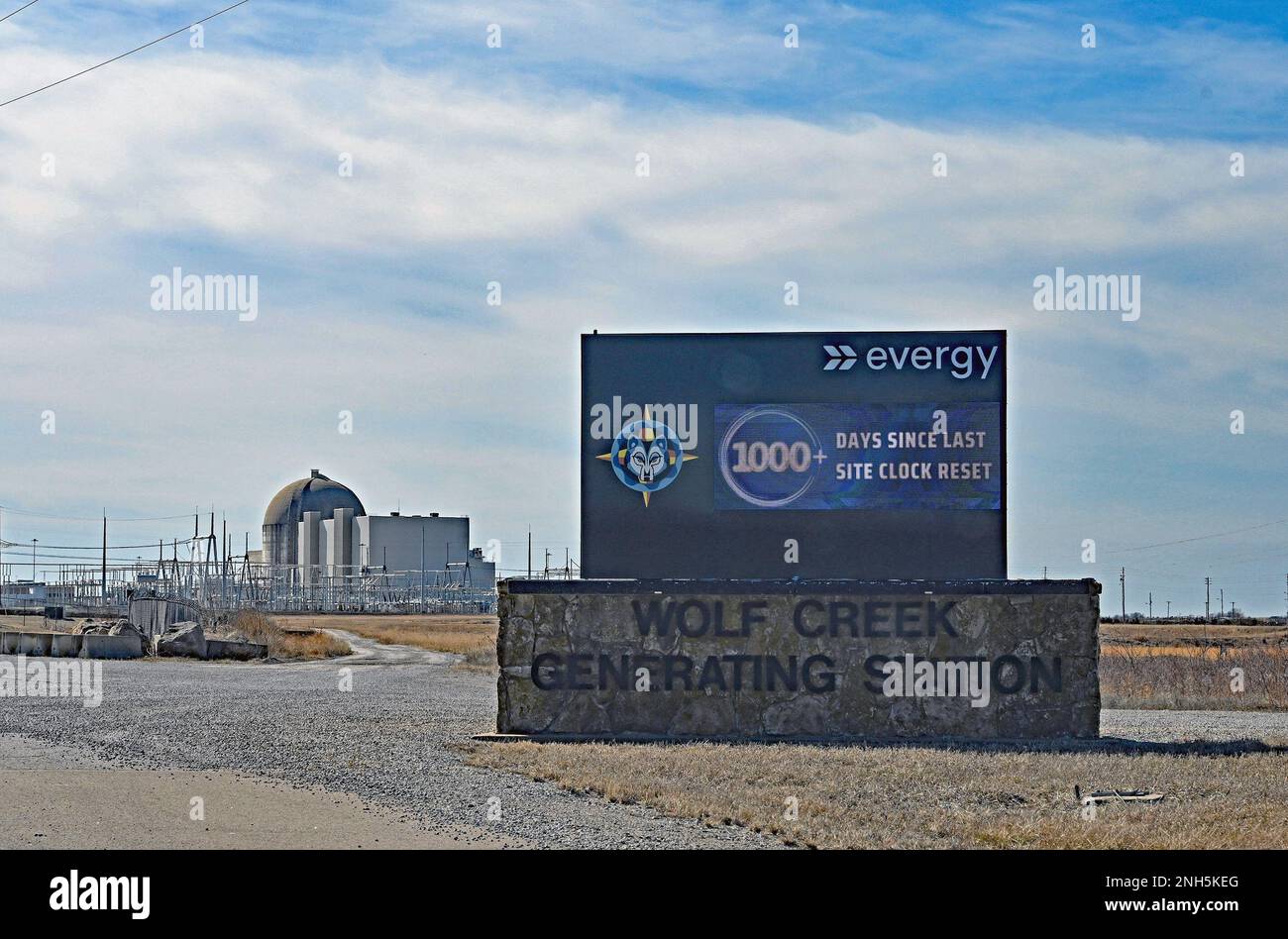 BURLINGTON, KANSAS - FEBRUARY 20, 2023 Wolf Creek Generating Station, a ...