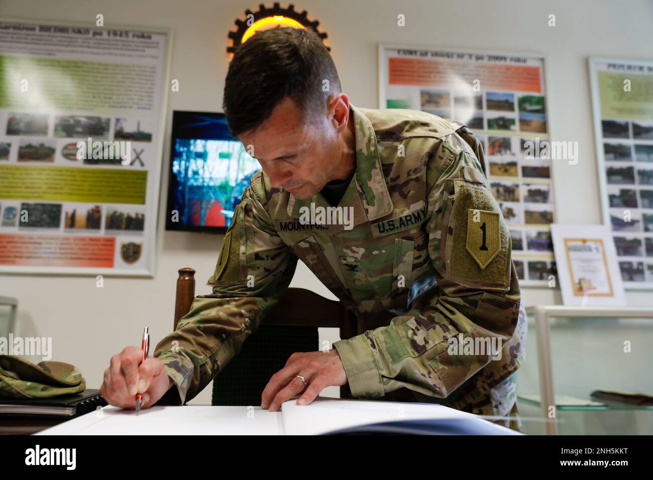 U.S. Army Col. John B. Mountford, deputy commanding officer for ...