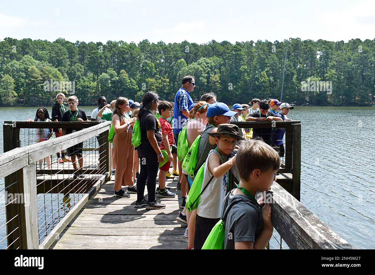 Campers begin their Camp Warrior journey by getting familiar with the ...