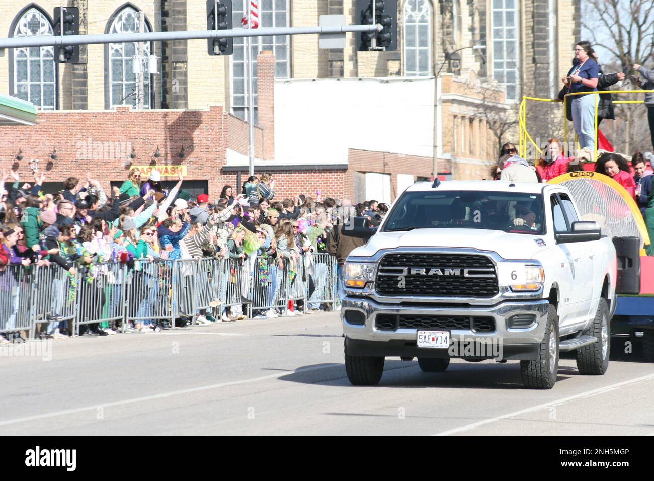 St. Louis Mardi Gras Parade in Soulard-St. Louis, Missouri, USA Stock ...