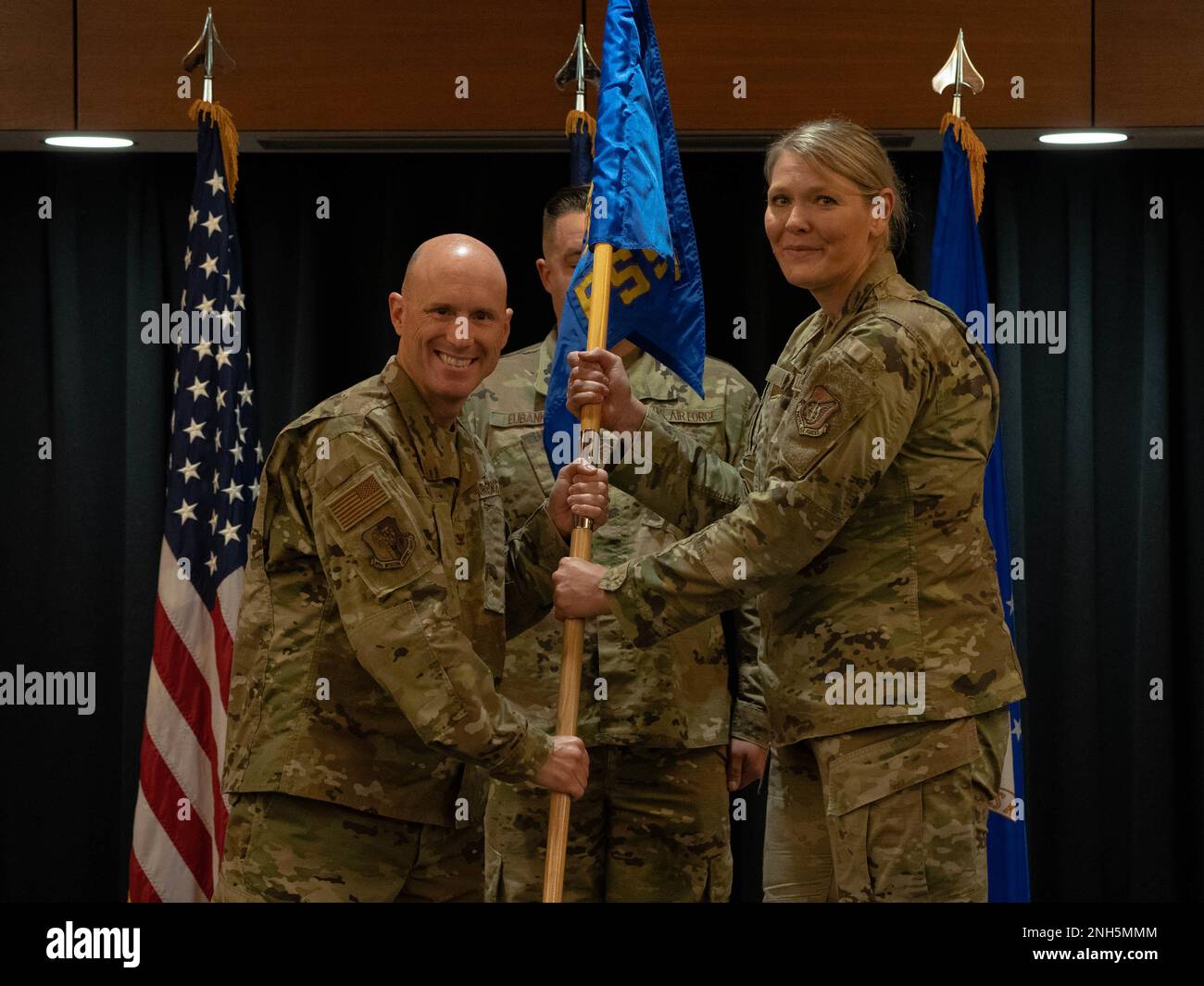 U.S. Air Force Col. Erik Dunn, 673d Mission Support Group commander ...