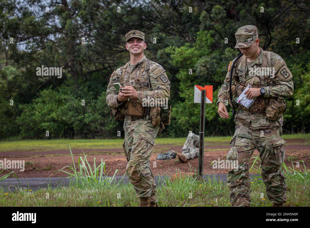 Staff Sgt. Andrew Dobos assigned to 8th Military Police Brigade walks ...