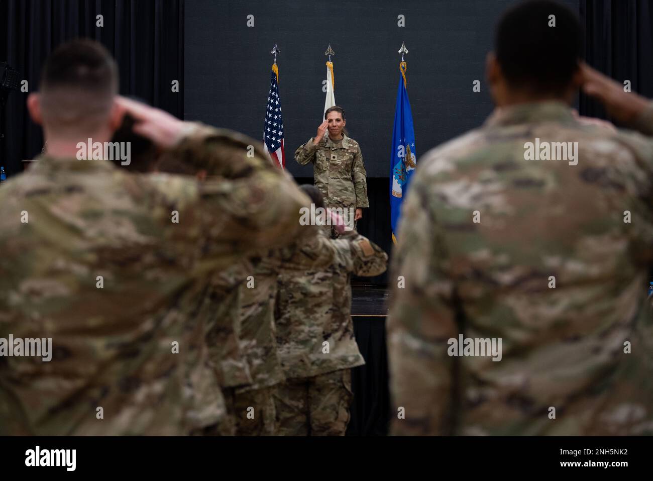 Lt. Col. Megan Davis, 303rd Intelligence Squadron incoming commander ...