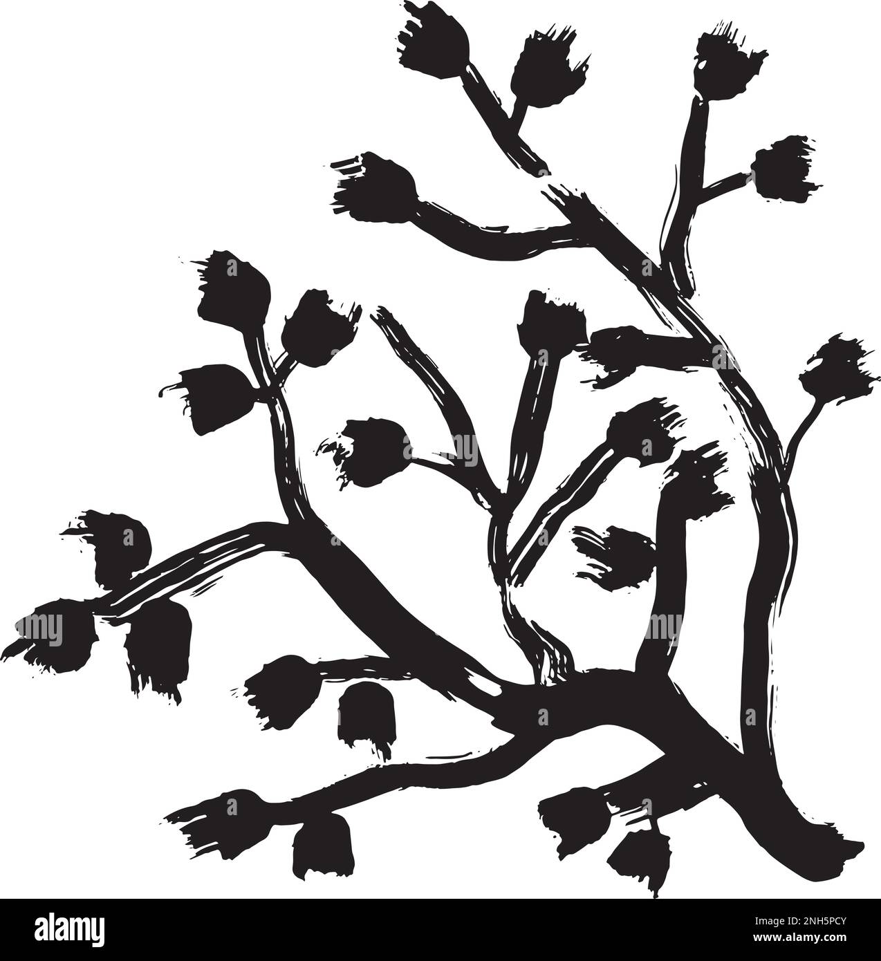 Brush bush foliage Cut Out Stock Images & Pictures - Alamy