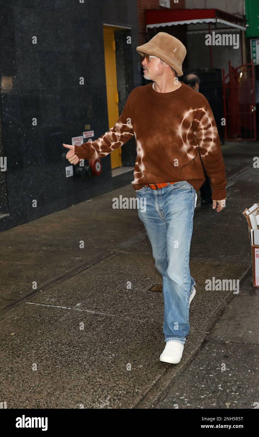 Brad Pitt, George Clooney spotted filming on the set of ‘Wolves’ in ...