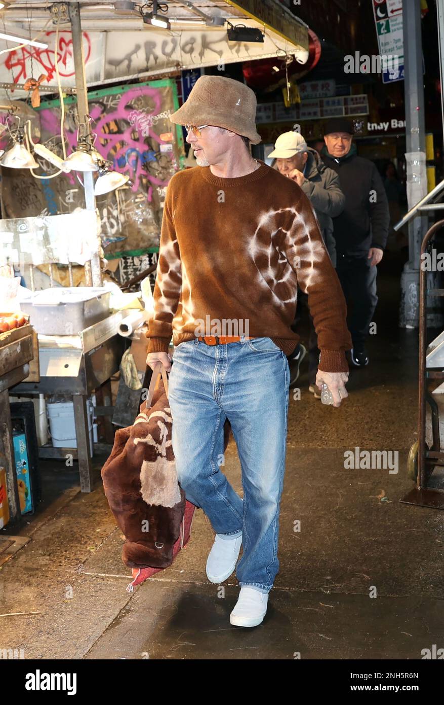 Brad Pitt, George Clooney spotted filming on the set of ‘Wolves’ in ...
