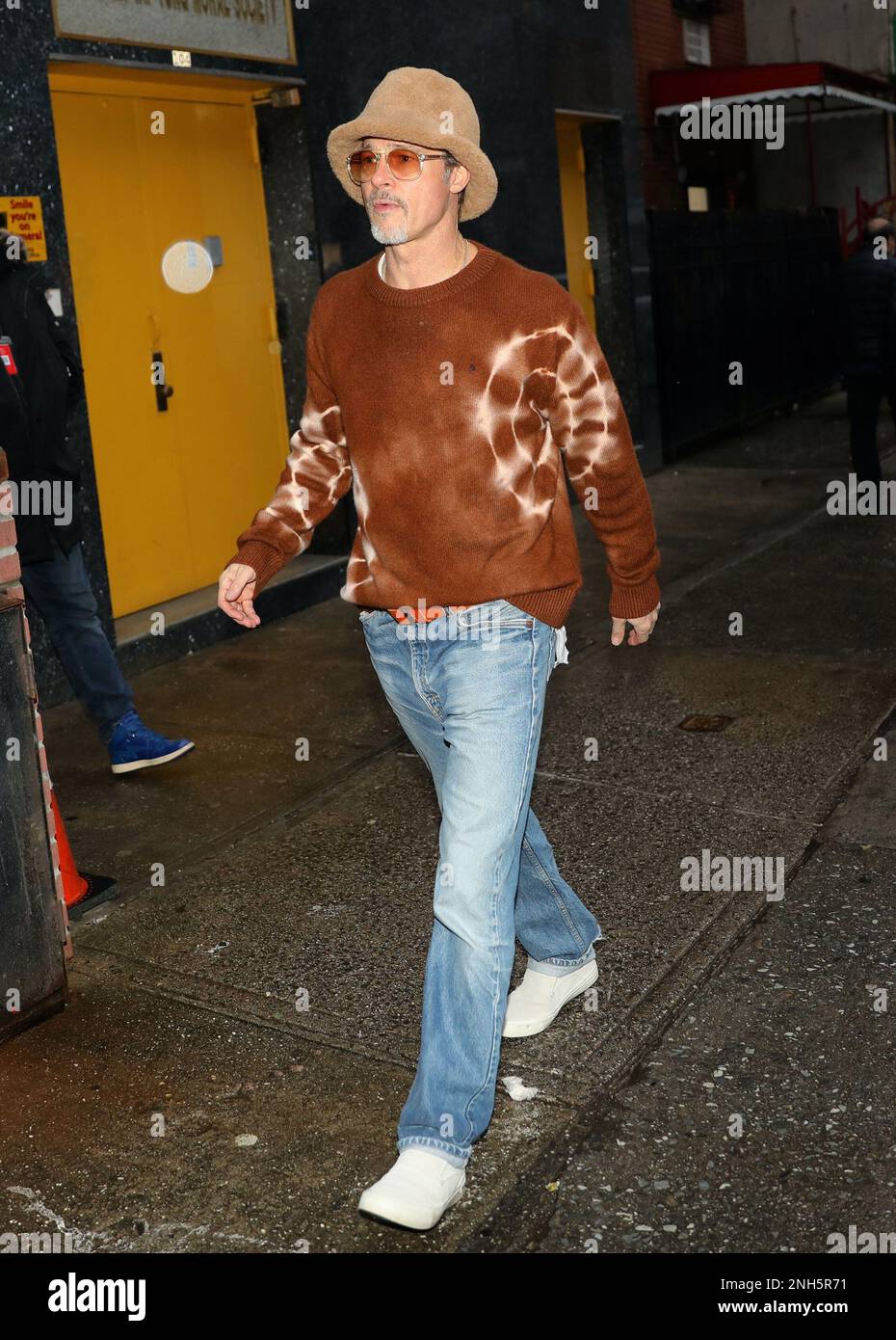 Brad Pitt, George Clooney spotted filming on the set of ‘Wolves’ in ...