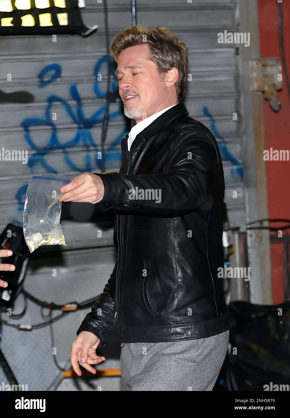 Brad Pitt, George Clooney spotted filming on the set of ‘Wolves’ in ...