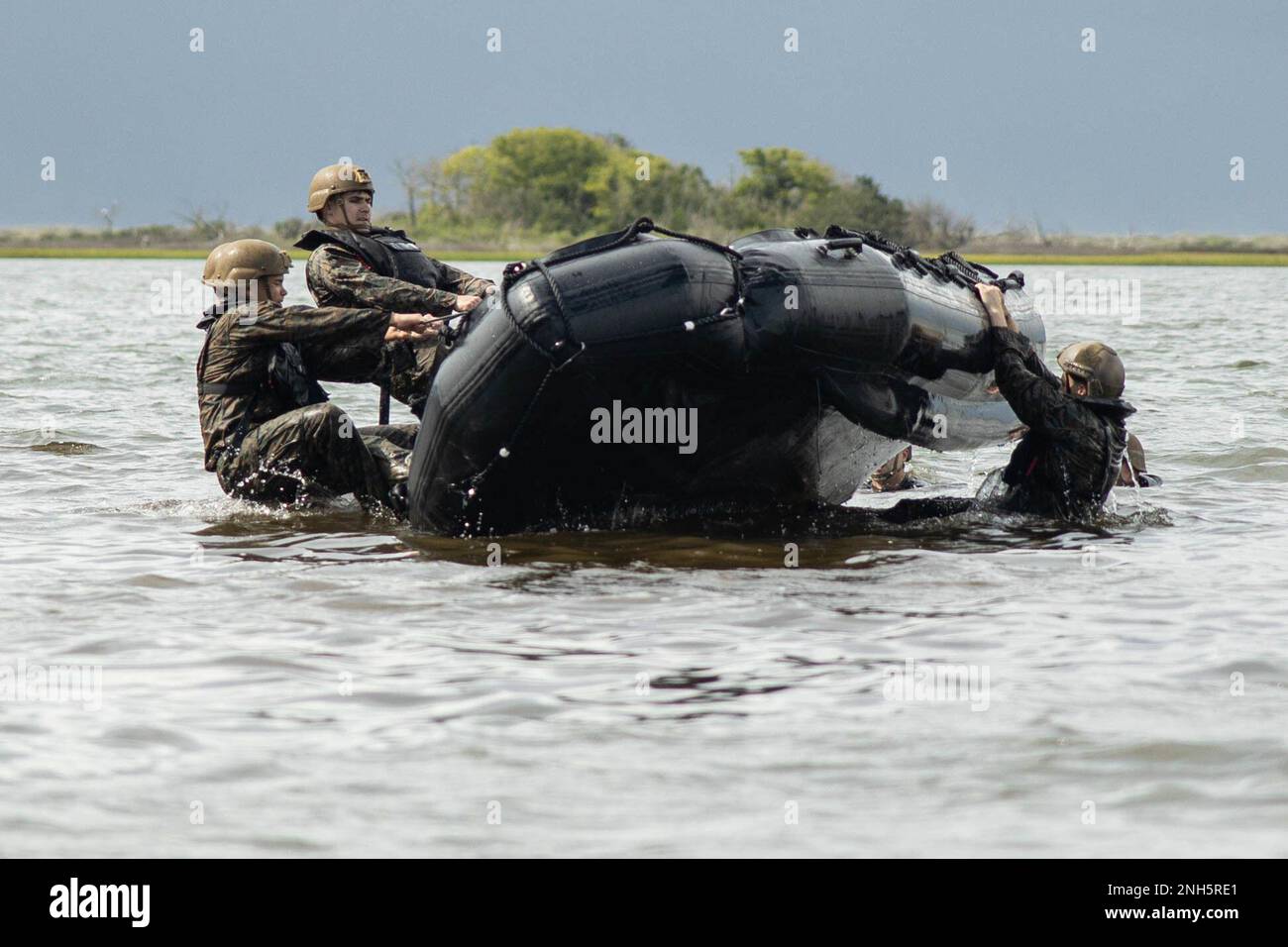 U.S. Marines with 2nd Air-Naval Gunfire Liaison Company (ANGLICO), II ...