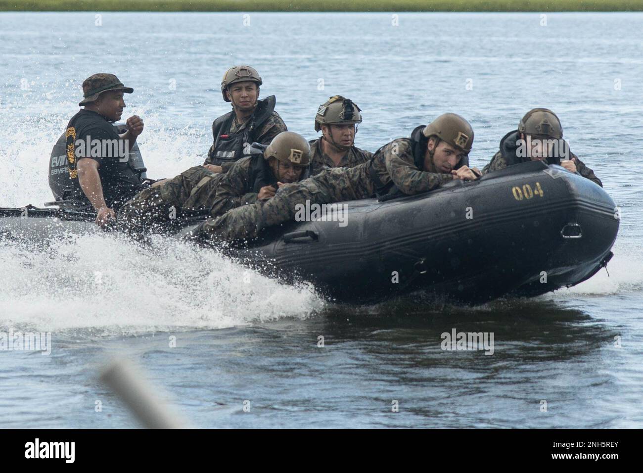 U.S. Marines with 2nd Air-Naval Gunfire Liaison Company (ANGLICO), II ...
