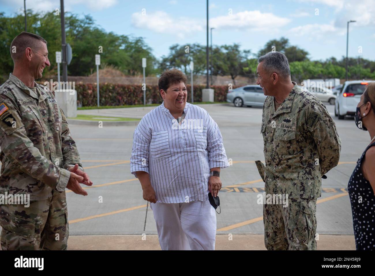 U.S. Navy Rear Adm. Darius Banaji, deputy director for operations for ...