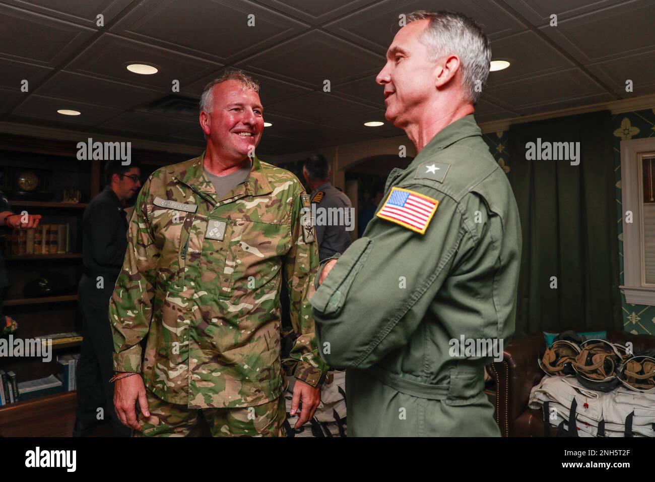New zealand defense attache brigadier michael shapland hi-res stock ...
