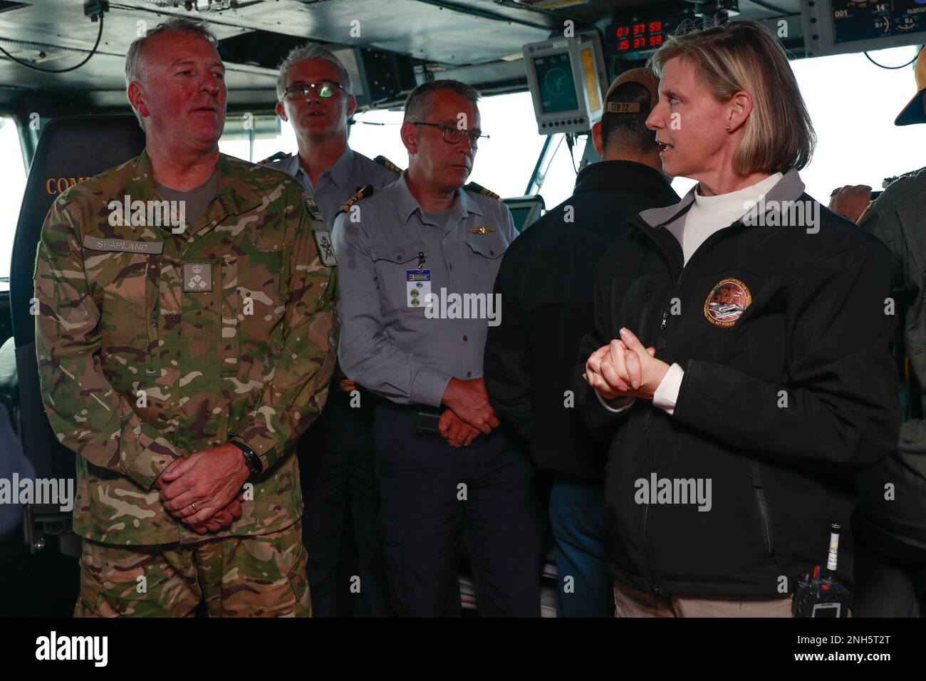 New zealand defense attache brigadier michael shapland hi-res stock ...