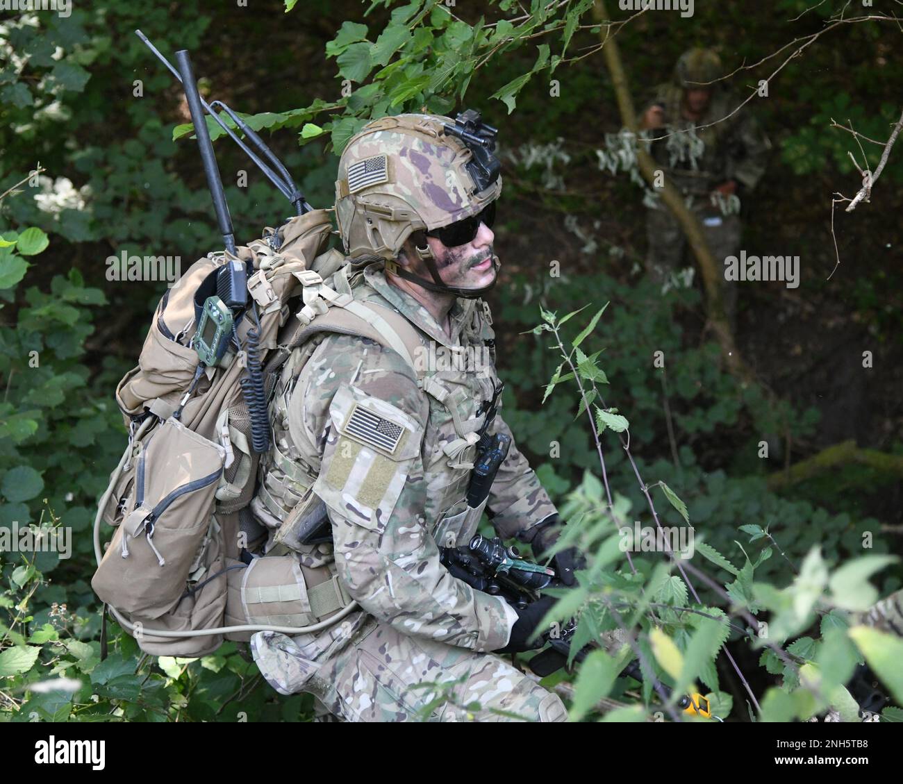 U.S. Army 1LT Christopher Blaser from Bulldog Troop, 1st Squadron ...