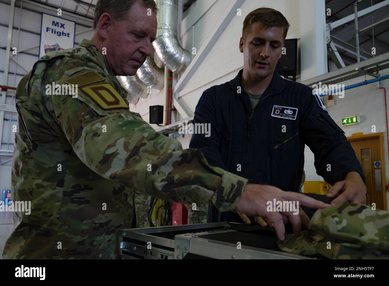 U.S. Air Force Staff Sgt. Phillip Plowmaker, 100th Aircraft Maintenance ...