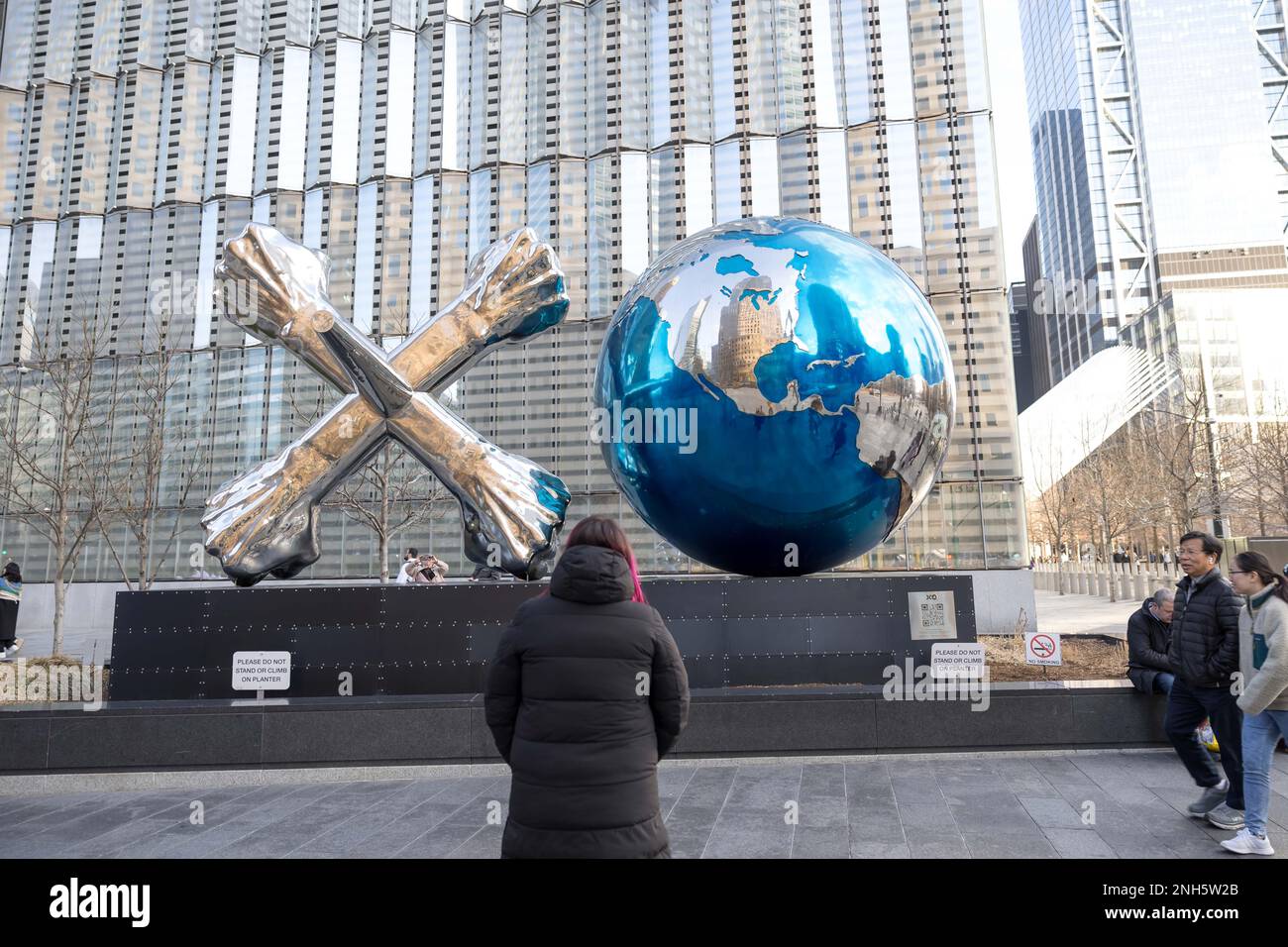 A monumental sculpture called XO World and intended to celebrate the ...