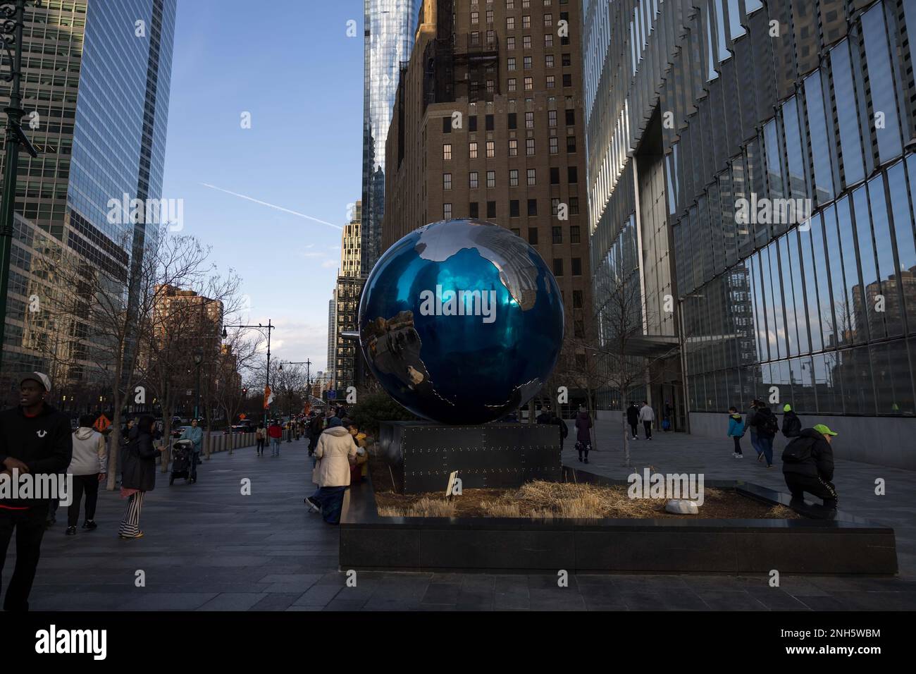 New York City, NY, USA. 20th Feb, 2023. A monumental sculpture called ...