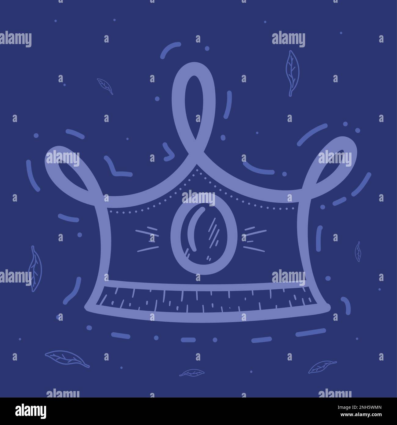 blue crown royal accessory icon Stock Vector Image & Art - Alamy