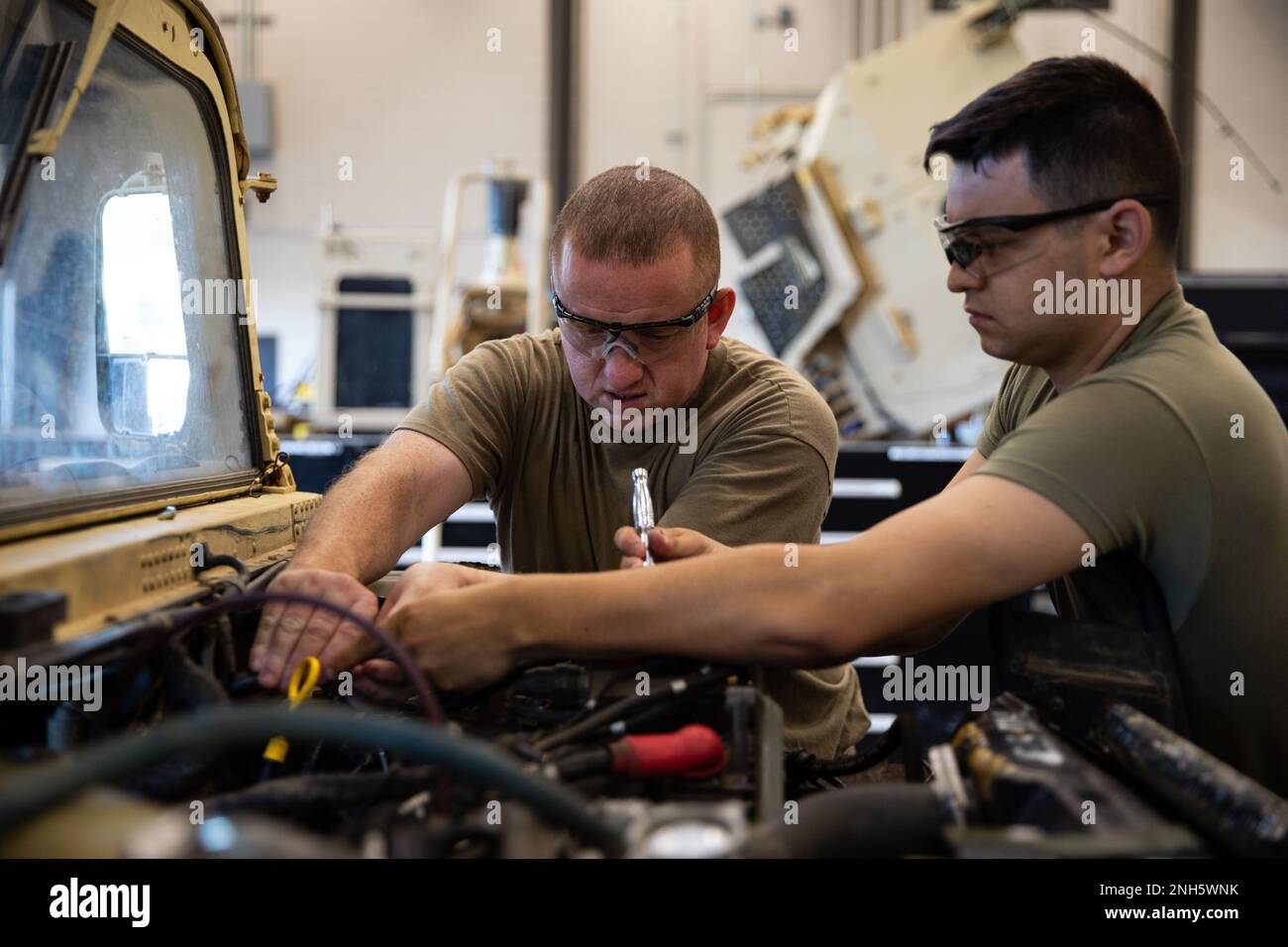 Oklahoma Army National Guard Soldiers with Company B, 700th Brigade ...