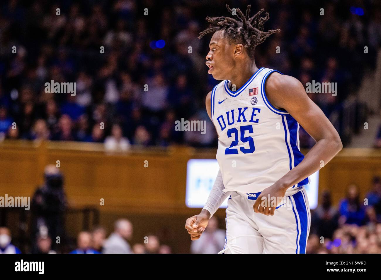 February 20, 2023: Duke Blue Devils forward Mark Mitchell (25) gets ...