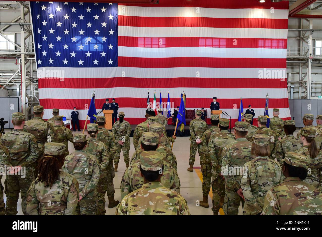Brig. Gen. Tad D. Clark, 31st Fighter Wing incoming commander, speaks ...