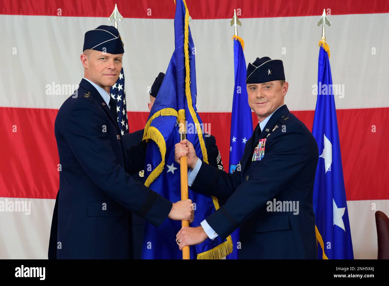 U.S. Air Force Brig. Gen. Tad D. Clark, 31st Fighter Wing incoming ...