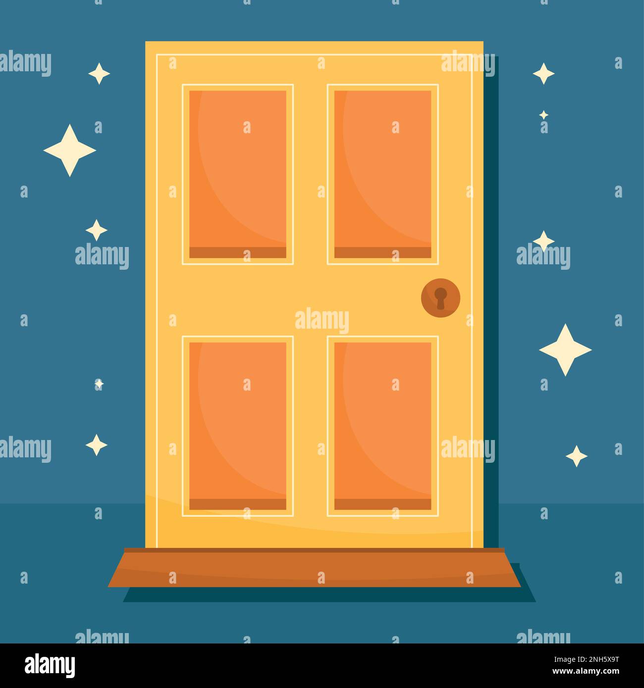 Closed evening Stock Vector Images - Alamy
