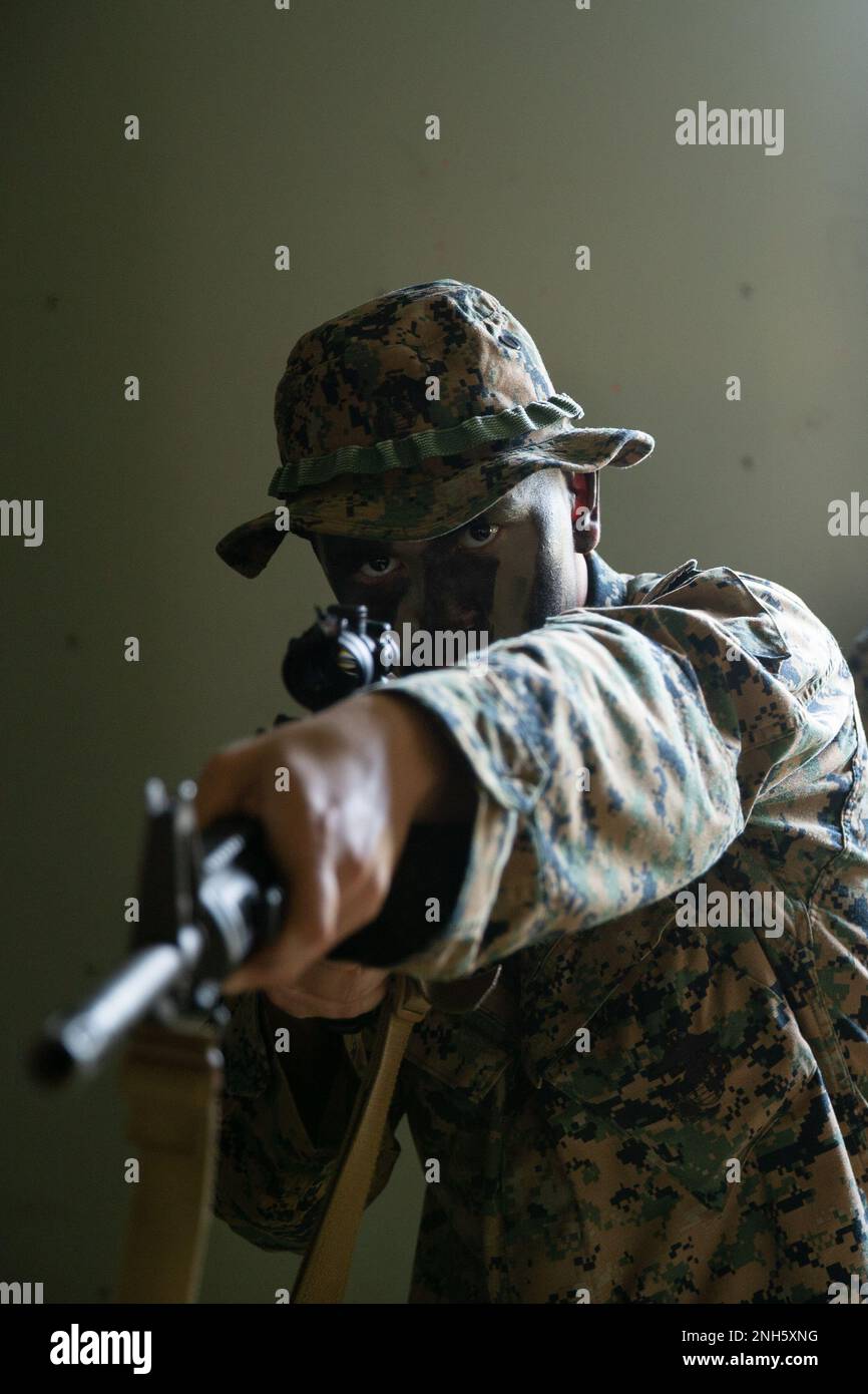 U.S. Marine Corps Lance Cpl. David Shats, an engineer equipment ...