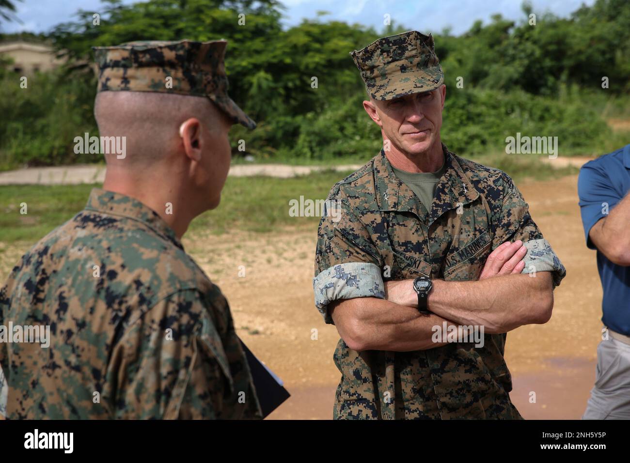 U.S. Marine Corps Col. Christopher L. Bopp, commanding officer for ...